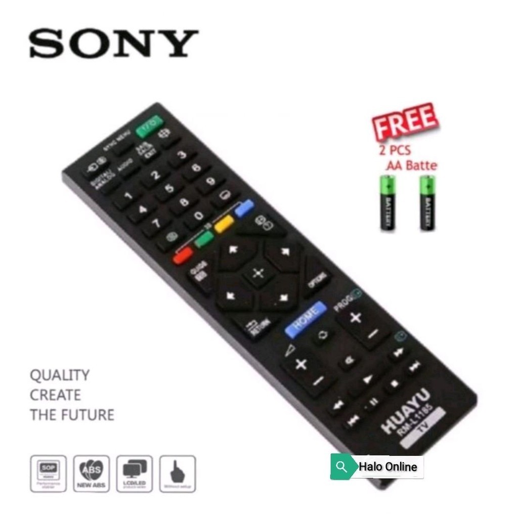 High Quality Huayu RM-L1185 Remote Control for Sony LED/LCD TV (Free Battery) | Shopee Malaysia