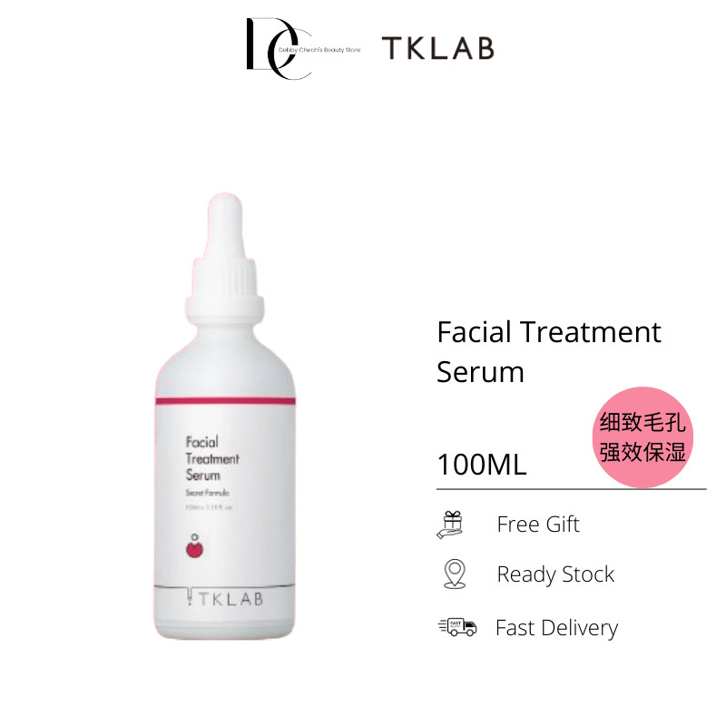 TKLAB Facial Treatment Serum 100ml (Brighten Skin Tone, Refine Pores, Moisturizing) | Shopee ...