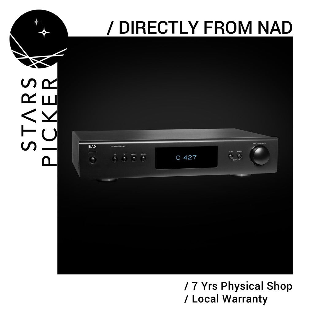 NAD C427 / C 427 - Tuner Stereo AM FM Auto search FM Mute 40 programmed ...
