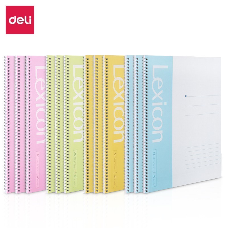 LIVING LAGECY [Per Book] Deli Multicolour Notebook Notepad A4 A5 A6 for ...
