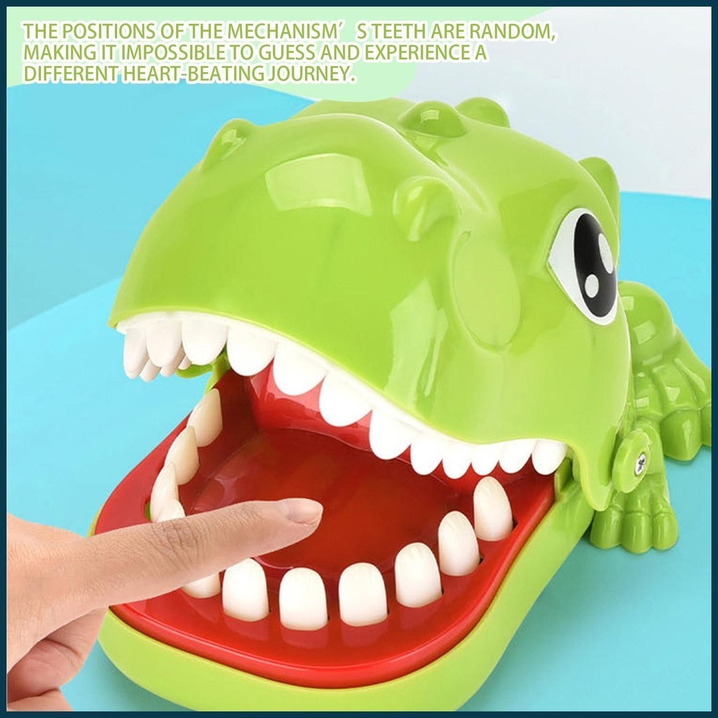 Dinosaur Teeth Dentist Game Portable Funny Gags Toy Tabletop Finger ...