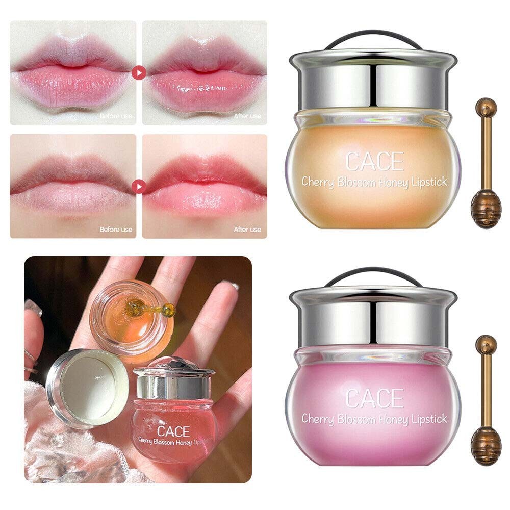 Cherry Honey Moisturizing Lip Mask Natural Lip Oil Nourishing Fade Lip ...