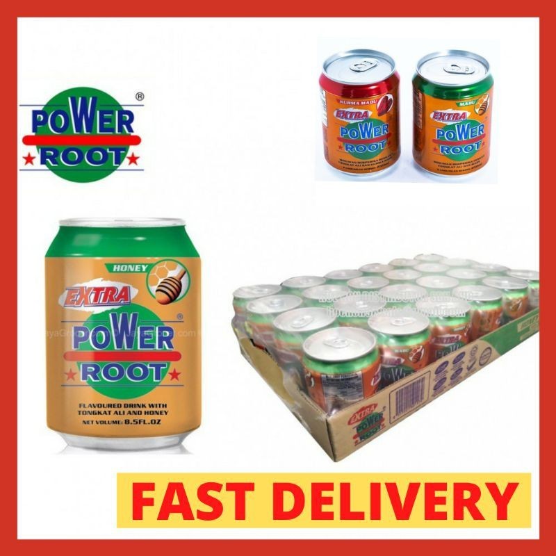 6x250ml POWER ROOT EXTRA HONEY TONGKAT ALI 250Ml Extra Honey / Ginseng ...