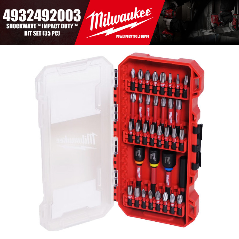 Milwaukee 4932492003 SHOCKWAVE™ IMPACT DUTY™ BIT SET (35 PC) | Shopee ...