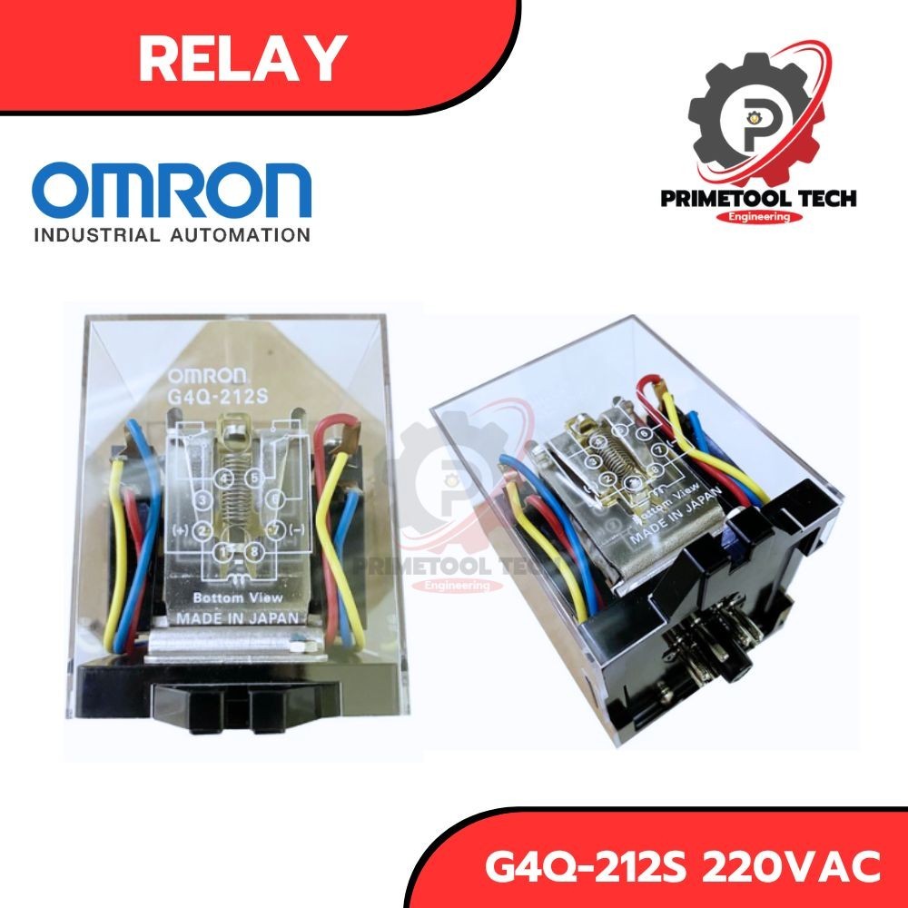 G4Q-212S Relay Omron G4Q-212S Ratchet Relay 220VAC - Industrial Quality ...