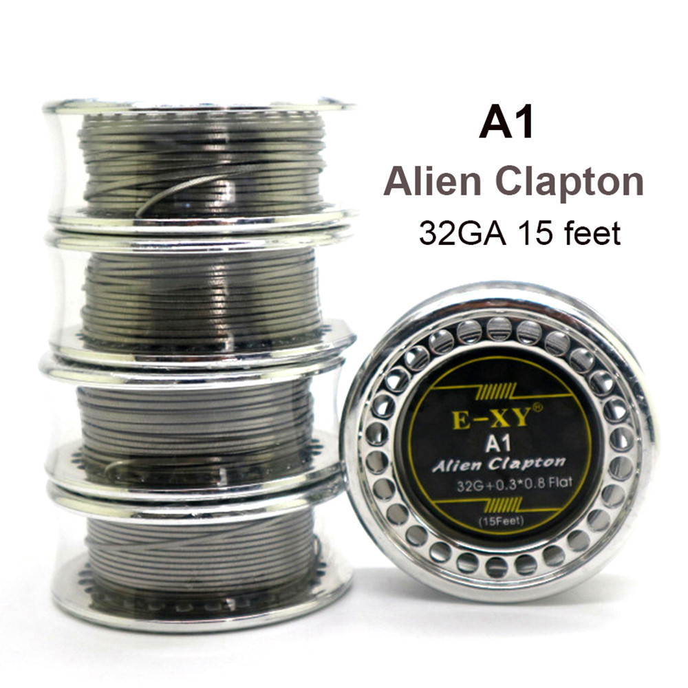 Flat Alien Clapton Wire 32GA 15 Feet Wicks for Heating Wires Tools ...