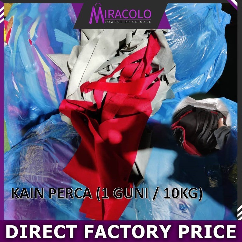 MIRA [1 Guni /10 Kg] Fabric for Filling Punching Kain Perca Kain ...