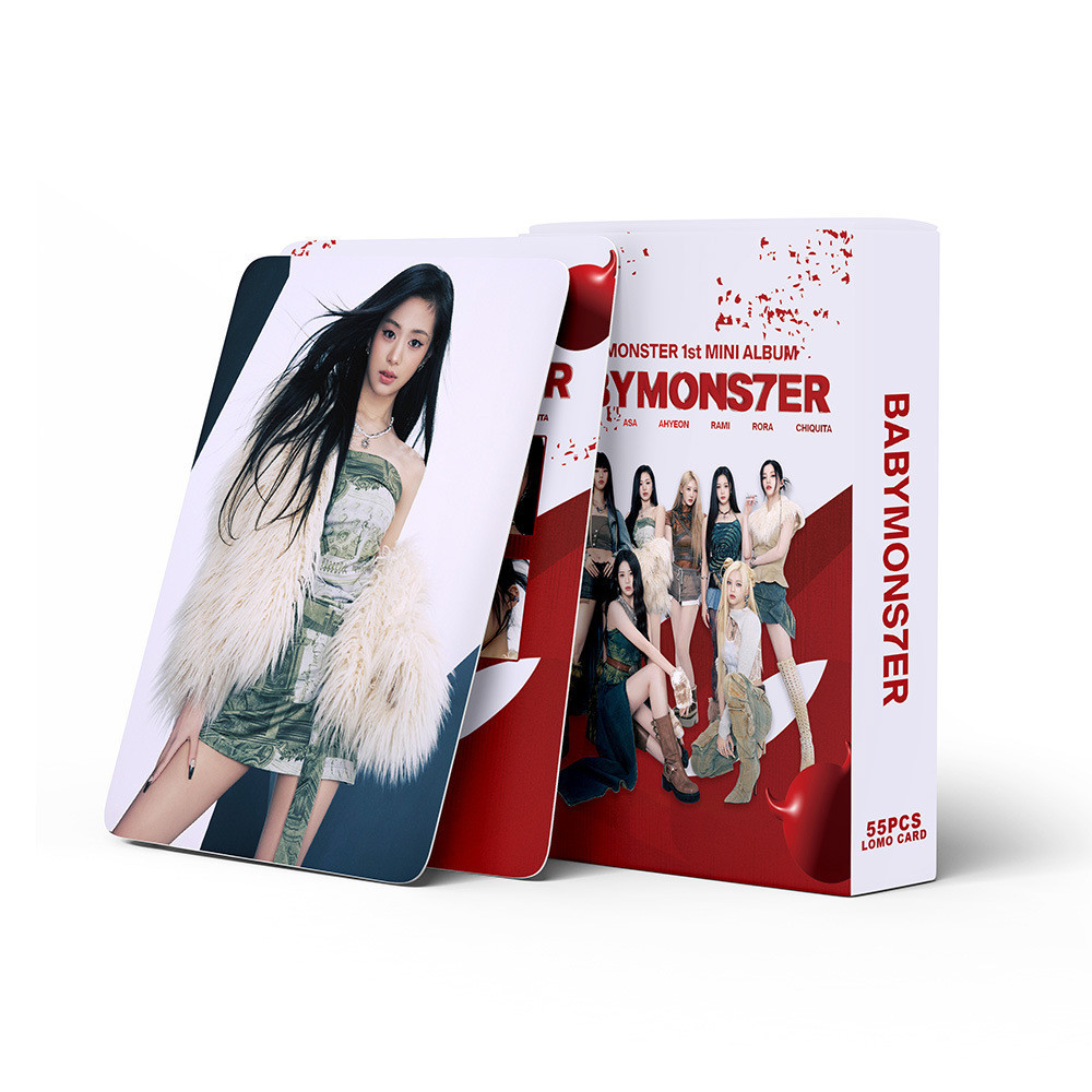 BABY MONSTER album PHARITA Photocard BABYMONSTER Stuck In The Middle Lomo Card 55pcs/box ...