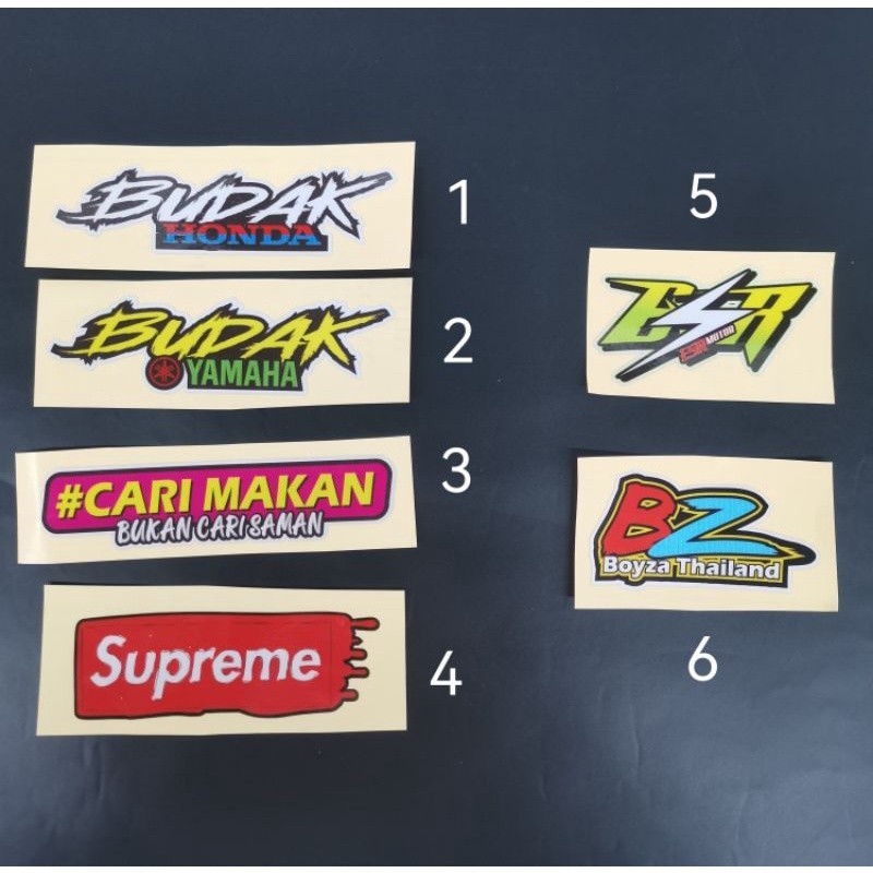 (Reflective)Sticker Motor/Kerata | Shopee Malaysia