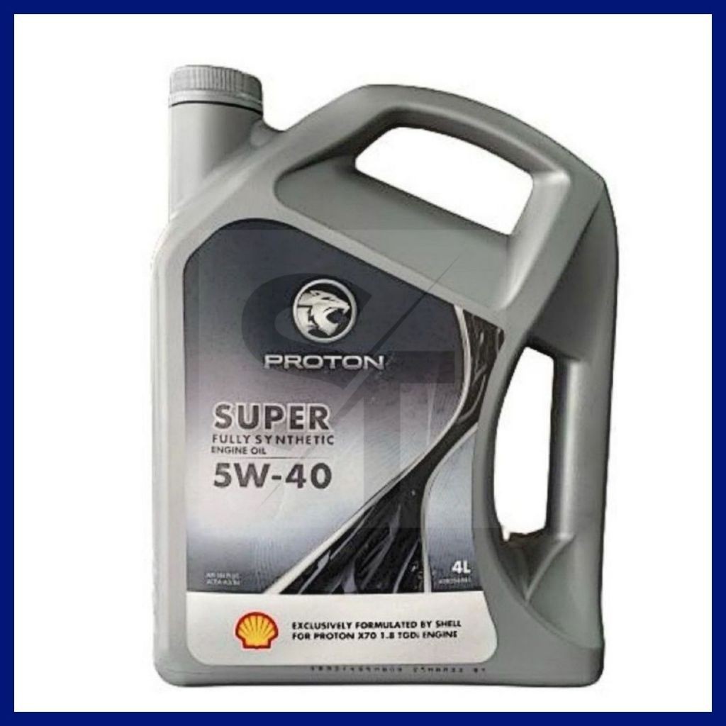 Shell Proton 5W40 Engine Oil Fully Synthetic (4 LTR) For Saga BLM , FL ...