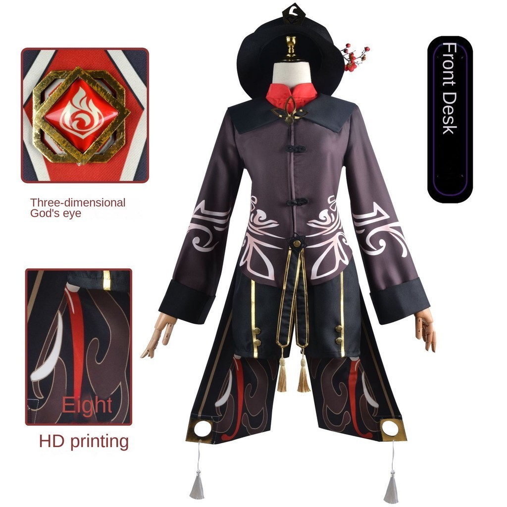 Genshin Impact Hutao Cosplay Costume Anime Games Hutao Master Hutao ...