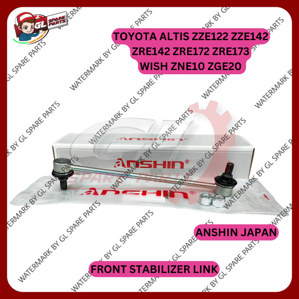 (ANSHIN JAPAN) STABILIZER LINK & ABSORBER LINK FRONT TOYOTA ALTIS ...