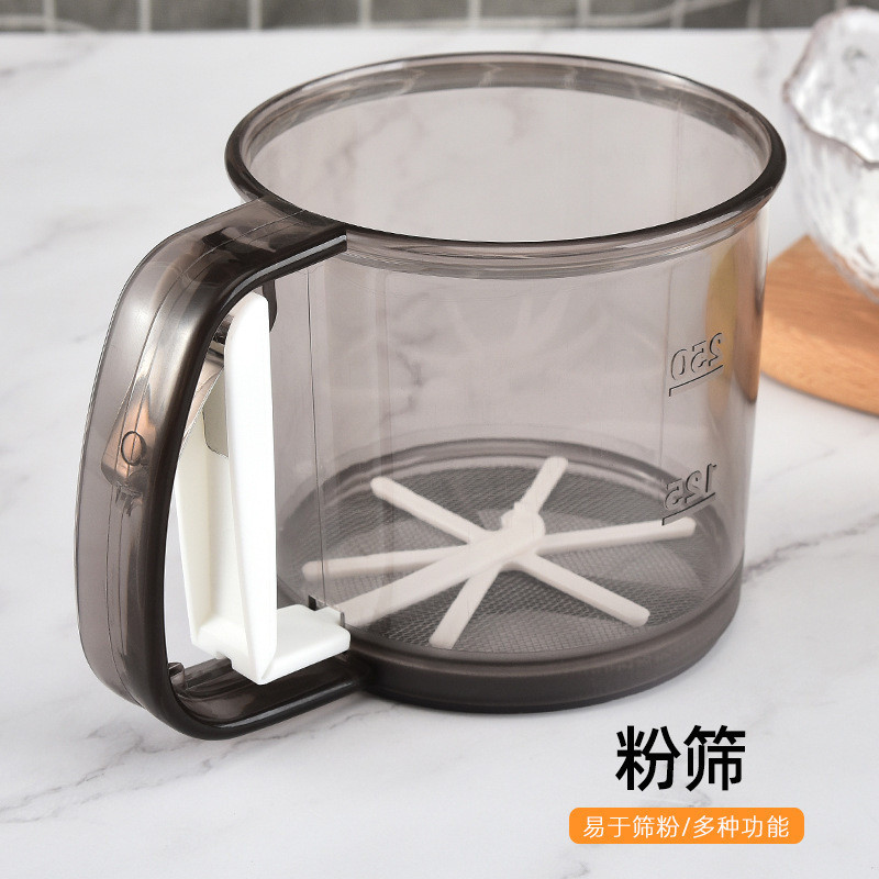 Handheld Semi-Automatic Flour Sieve Household Flour Sieve Powder ...