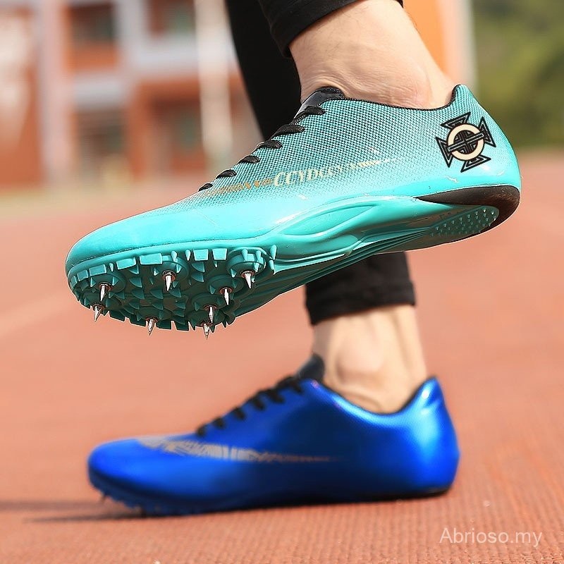 Ready Stock Men Women Same Style Track and Field Shoes Youth Body ...
