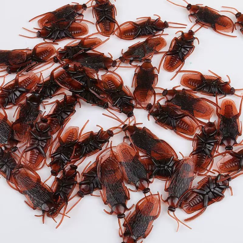 ((100 Pieces) Simulation Cockroach Toys Centipede Toys Tricky Horror ...