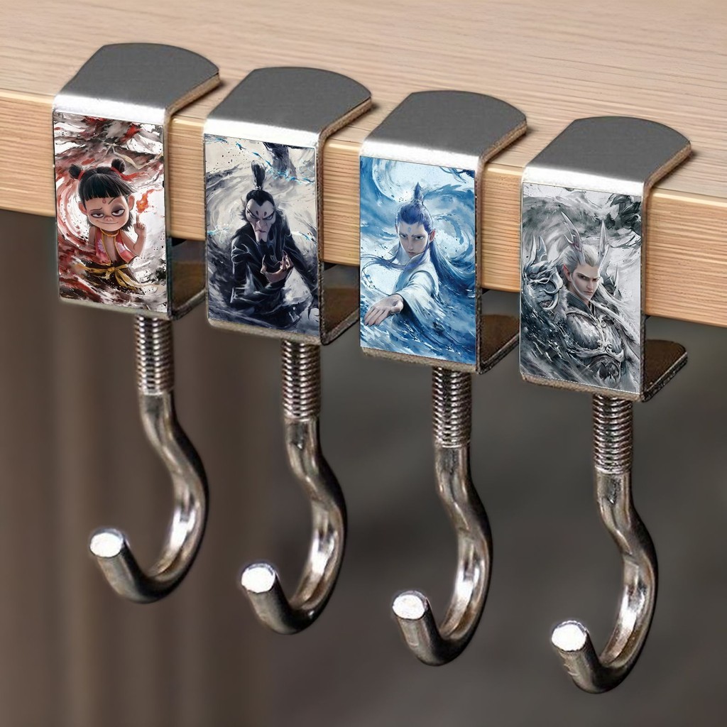 Nezha's Demon Boy Haihai Ao Bing Student Desk Bag Hook Side Fan ...