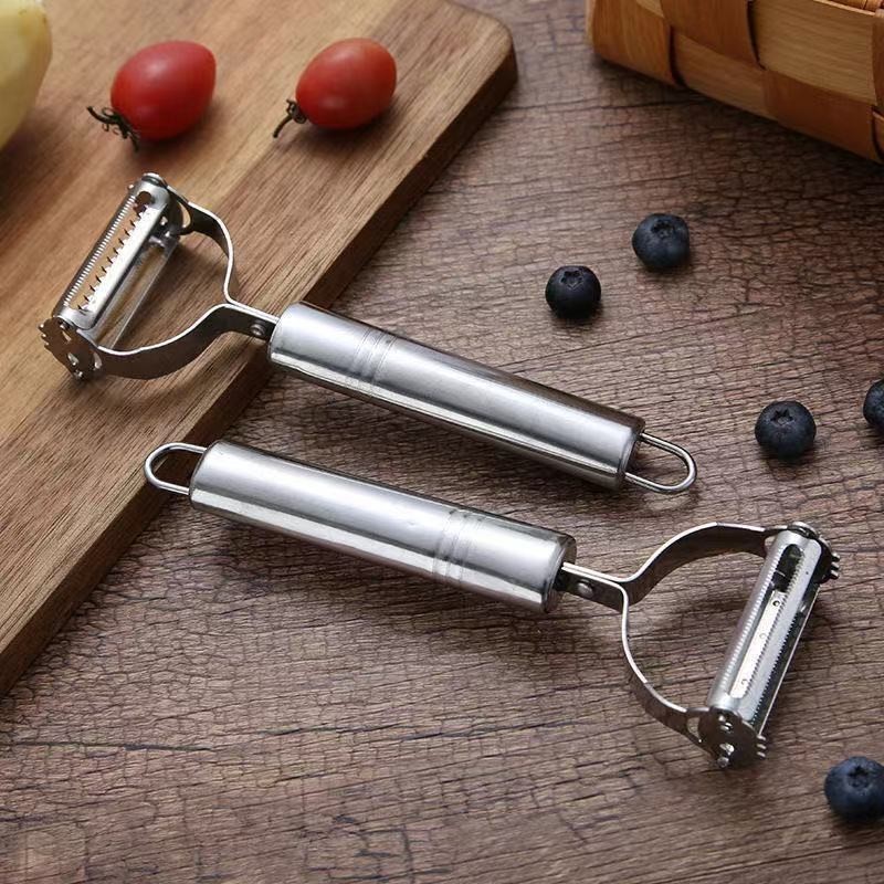 3 In 1 Multifunctional Stainless Steel Scraper Super Sharp Vegetable ...