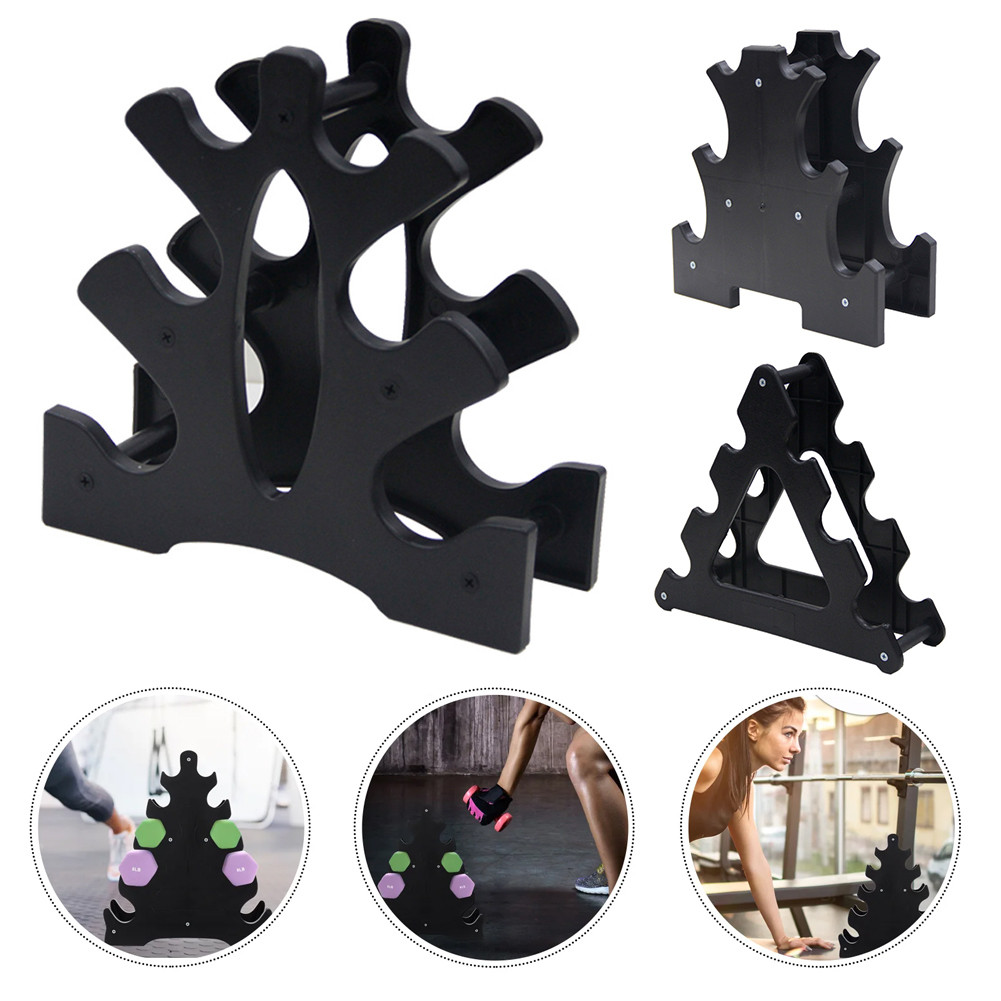 Weight Storage Organizer 3 Tier Dumbbell Rack Stand Only Small Weight ...