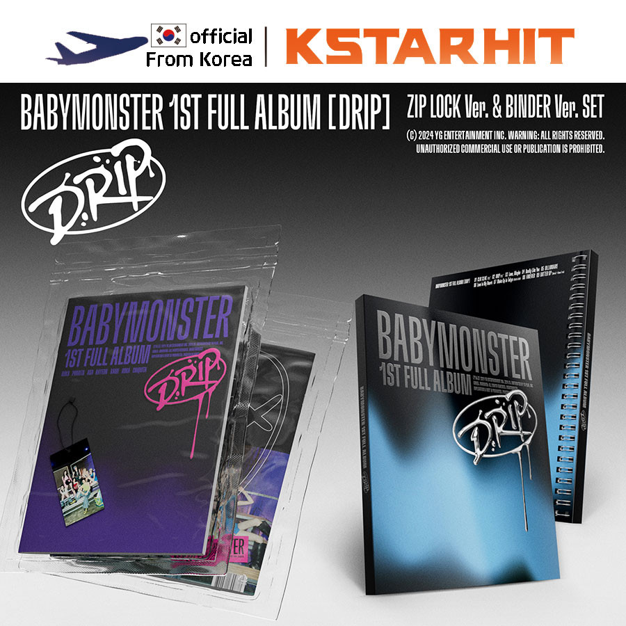 (SET) BABYMONSTER - DRIP (1st FULL ALBUM) | Shopee Malaysia