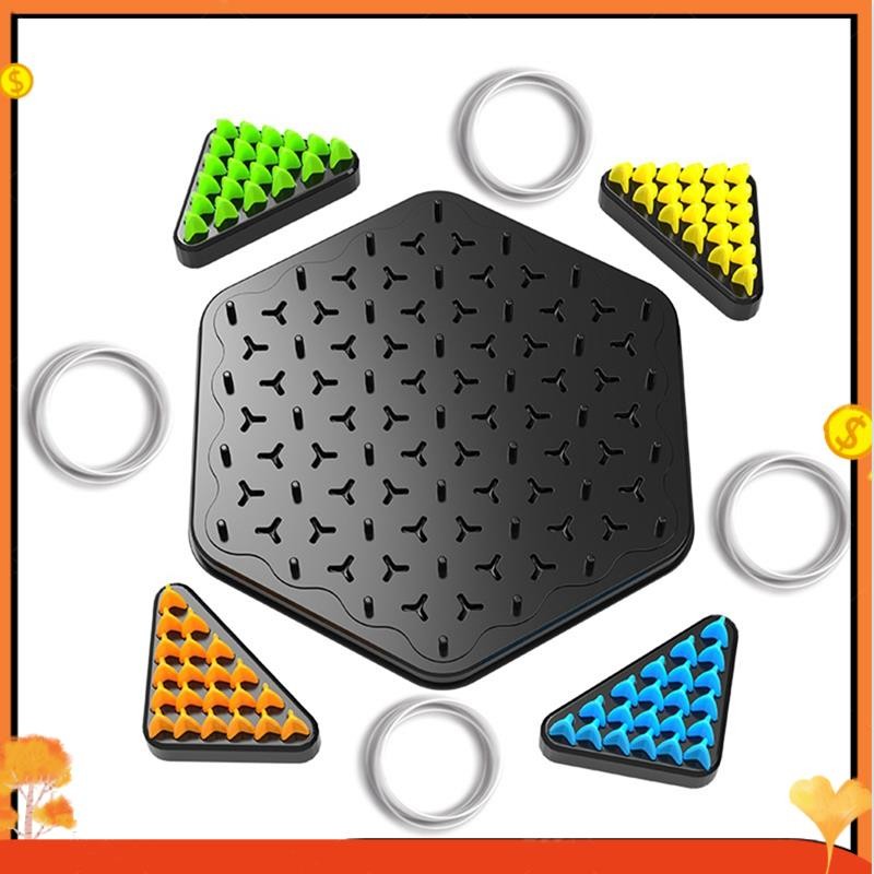 Geometric Chain Chess Puzzle Triangle Chess Tabletop Game Family