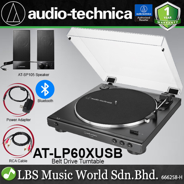 Audio Technica AT-LP60XUSB Fully Automatic USB Belt Drive Stereo ...