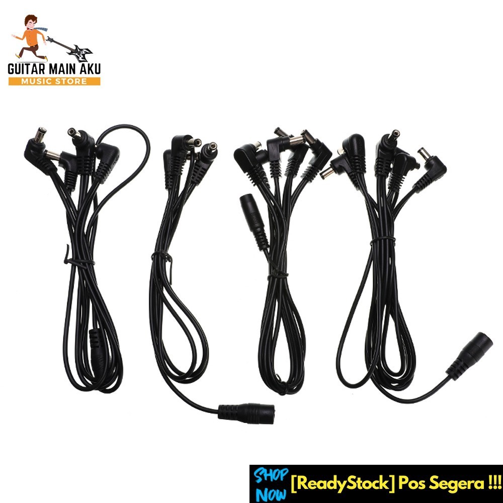 1 to 3 4 6 8 Ways Guitar Effects Pedal Power Daisy Chain Cable For 9V ...