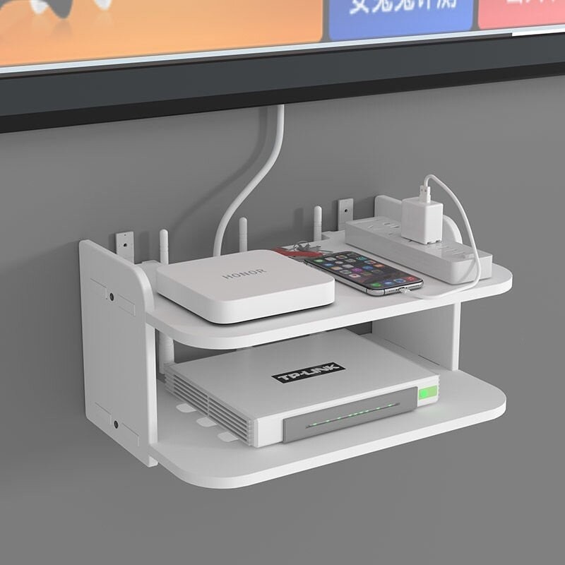 WiFi Rack Moisture-Proof Mildew Proof Wood Plastic Board Router Bracket ...