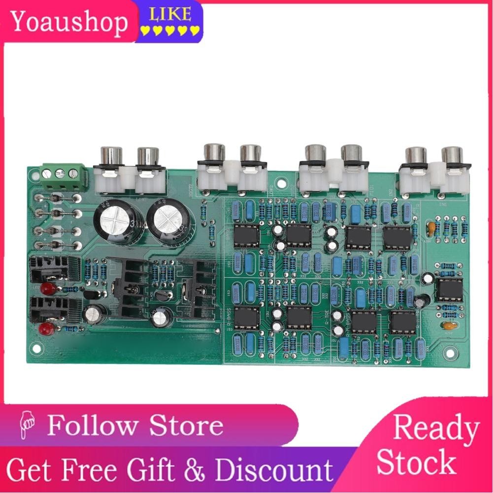 Yoaushop 3 Way Speaker Frequency Divider Crossover PCB Op Amp Chip ...