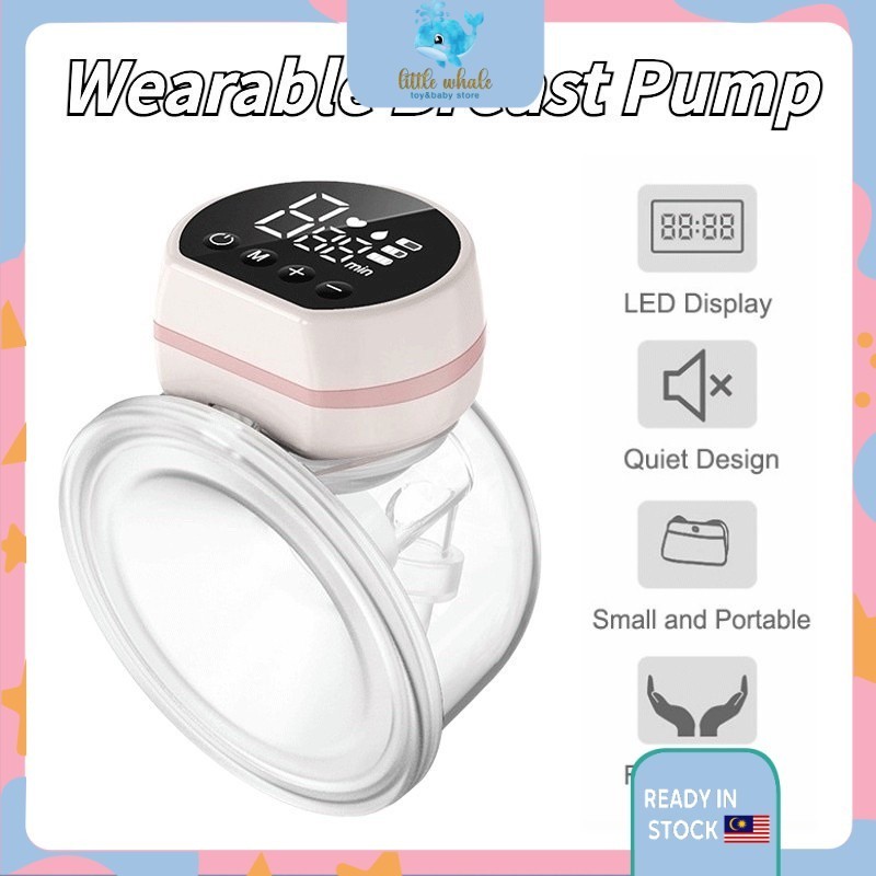 🐳Wearable Breast Pump Electric Breastfeeding Breast Pump Handsfree Pam ...