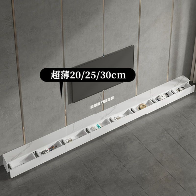 Ultra-thin TV Cabinet 20cm Extremely Narrow Small Apartment Slate Solid ...