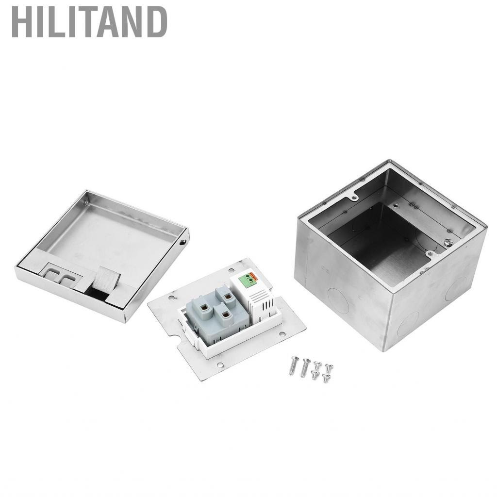 Hilitand Socket 3 Holes Floor Outlet Waterproof Electrical Box Tool CX4 ...