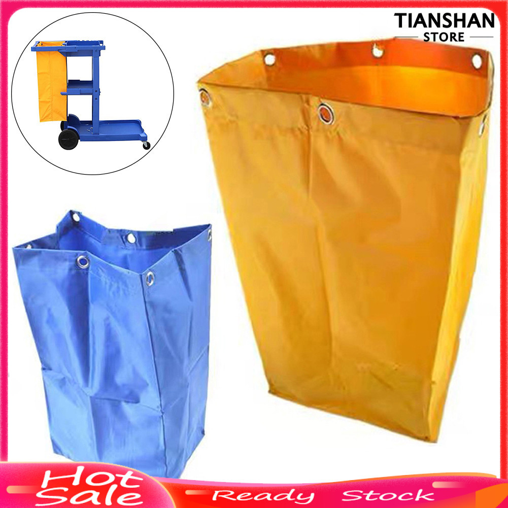 [TTS]☼Thicken Replacement Cleaning Cart Bag Hotel Laundry Housekeeping ...