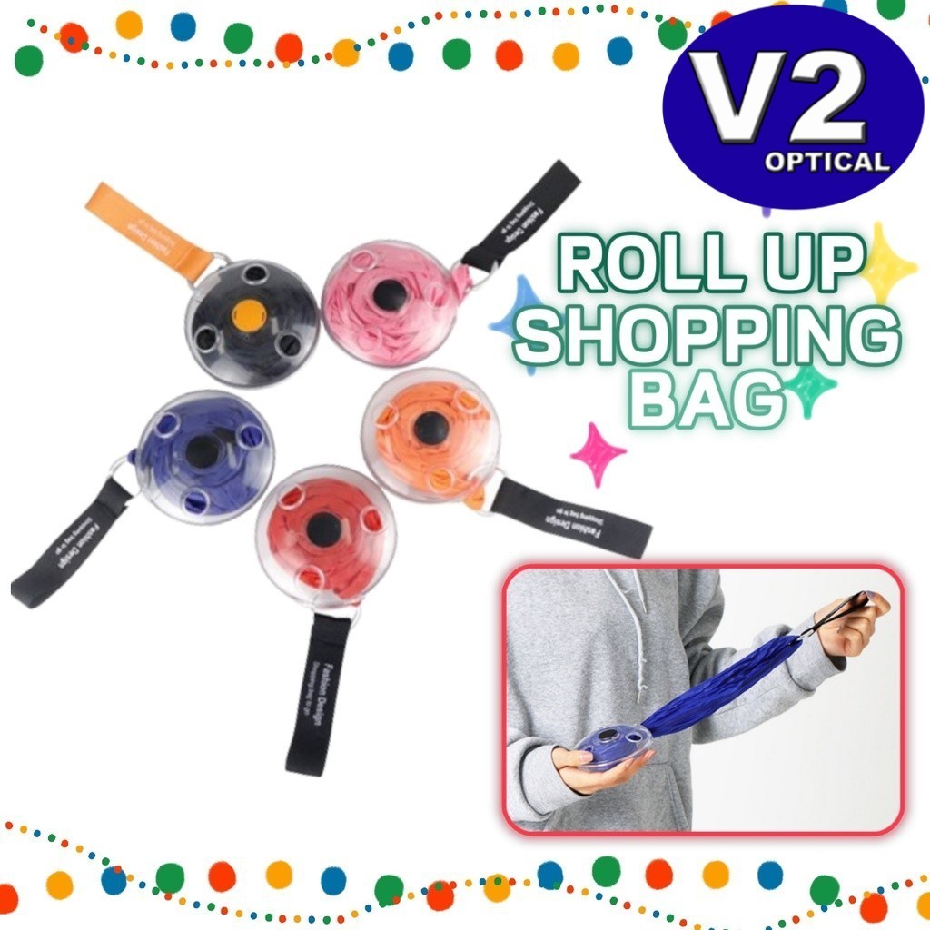 Roll Up Shopping Bag Travel Bag Portable Casual Bag Space Saving ...