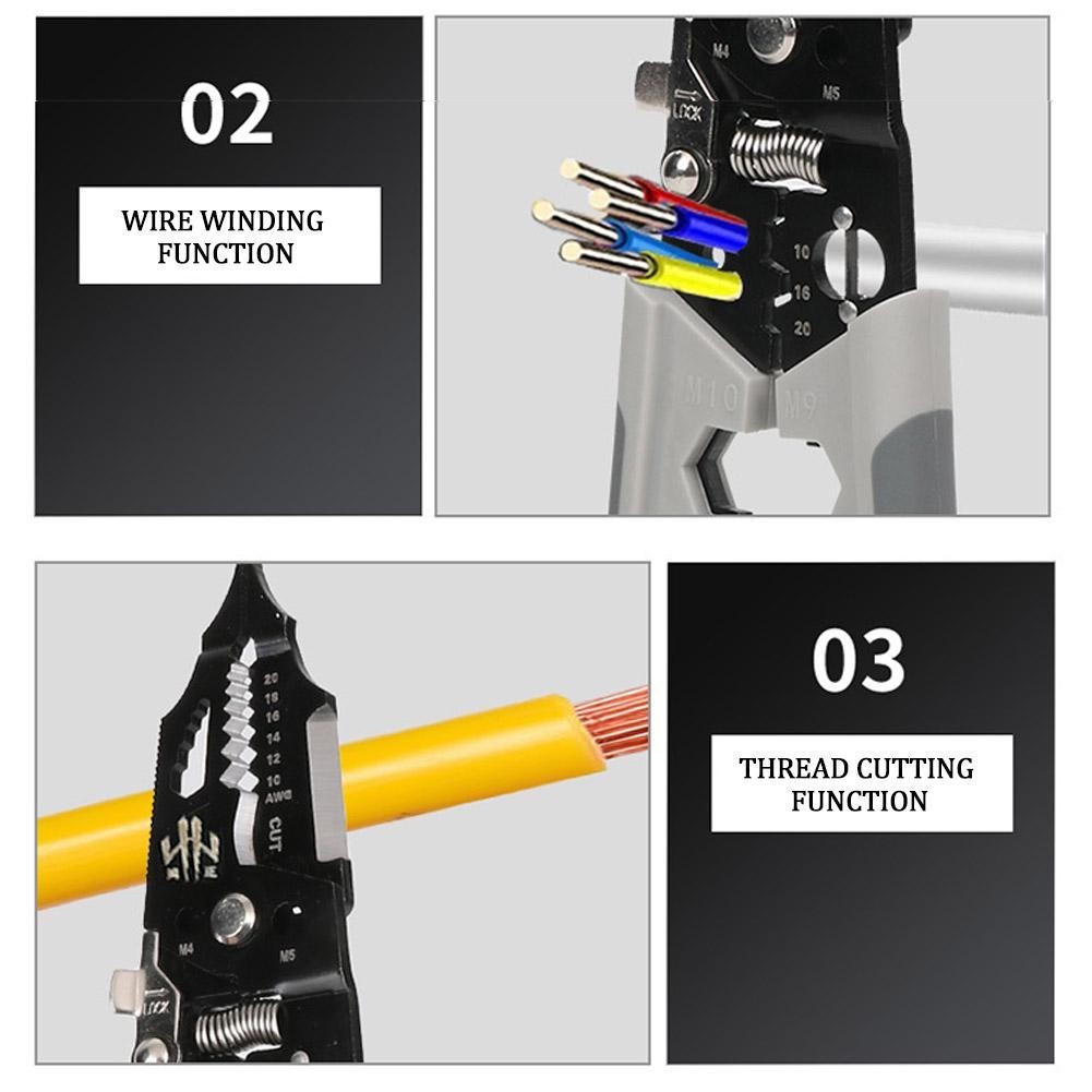 Multifunctional Wire Stripper 28-In-1 Powerful Electrician Wire ...
