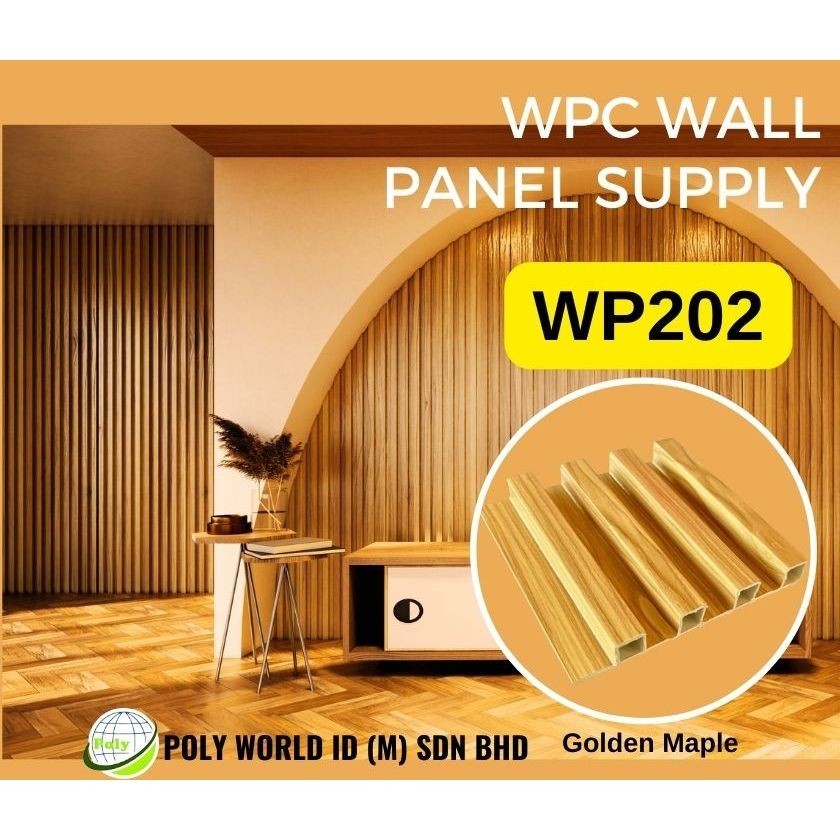 WPC Fluted Wall , Easy D.I.Y , Ready Stock 11FT Fluted Wall Panel WPC ...