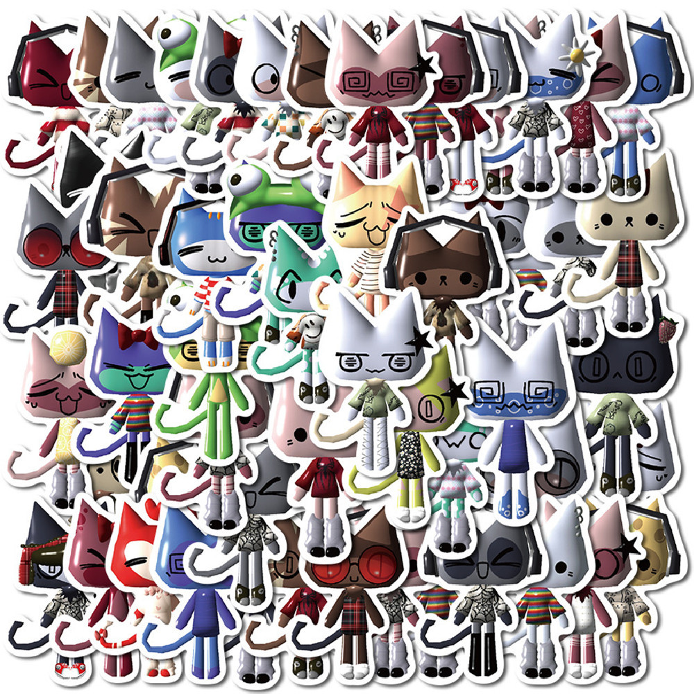 50Pcs/Set Inoue Toro . Funny Cosplay Art Series 03 Stickers Waterproof ...