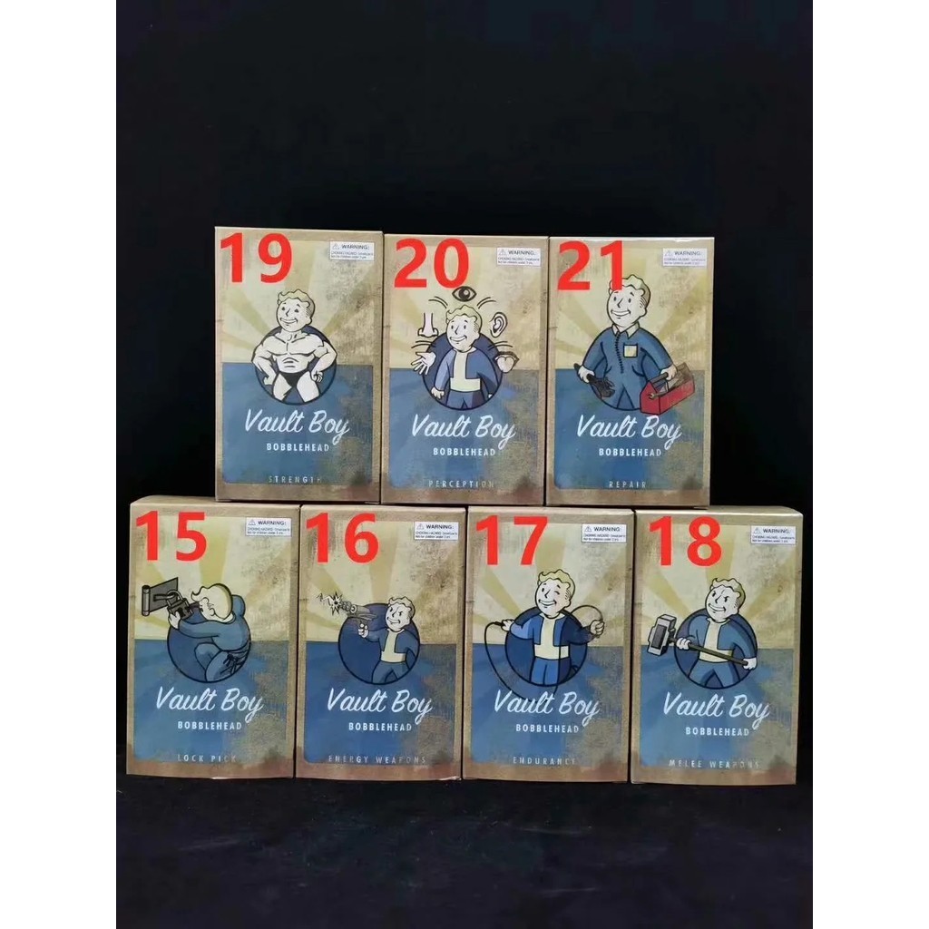 Radiation 4 Fallout 3rd Generation 7 Models Moving Head Doll Vault Boy ...