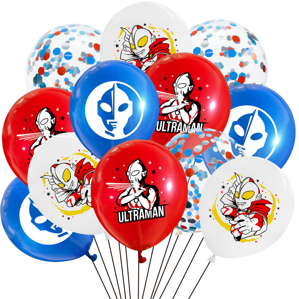 [24h Delivery] Thick Ultraman Theme Children's Toy Balloon Latex ...