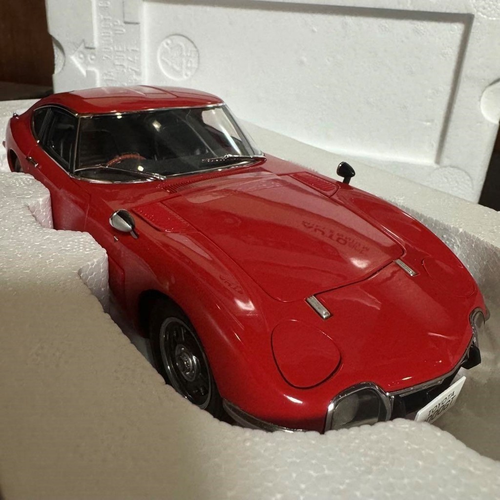 Shipping from Japan Genuine Autoart 1/18 Toyota 2000GT Coupe Red Toy ...
