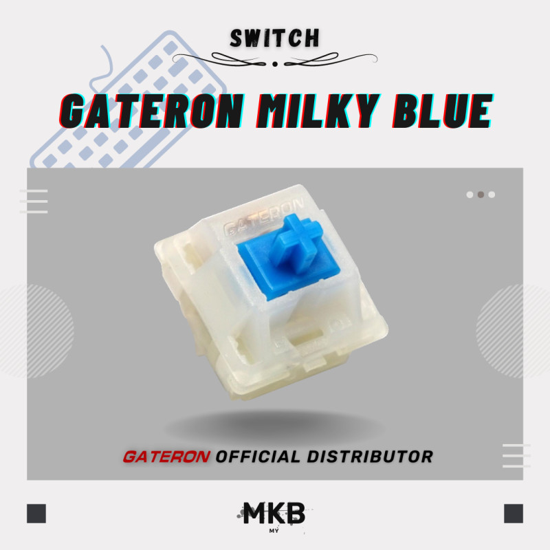 [READY STOCK] Gateron Milky Blue Mechanical Switches Switch for ...