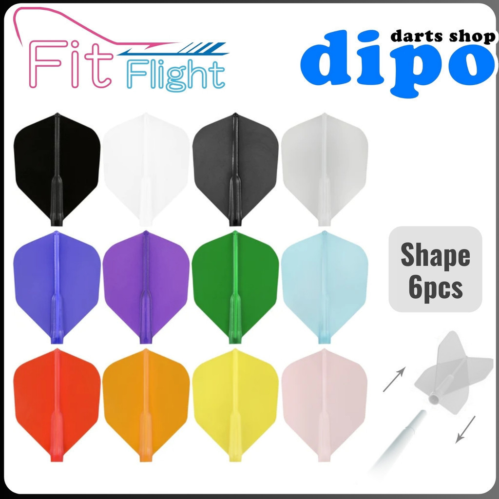 Fit Darts Flight - Fit Flight 【 Shape 6pcs 】 | Shopee Malaysia