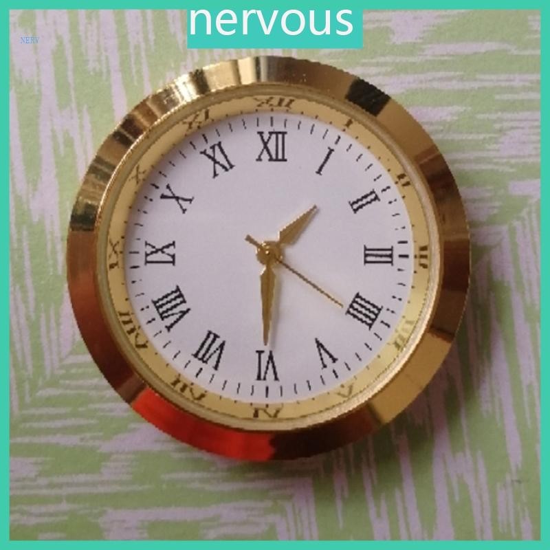 NERV Clock Quartz Movement Round Clocks for Head Insert Classic Clock ...