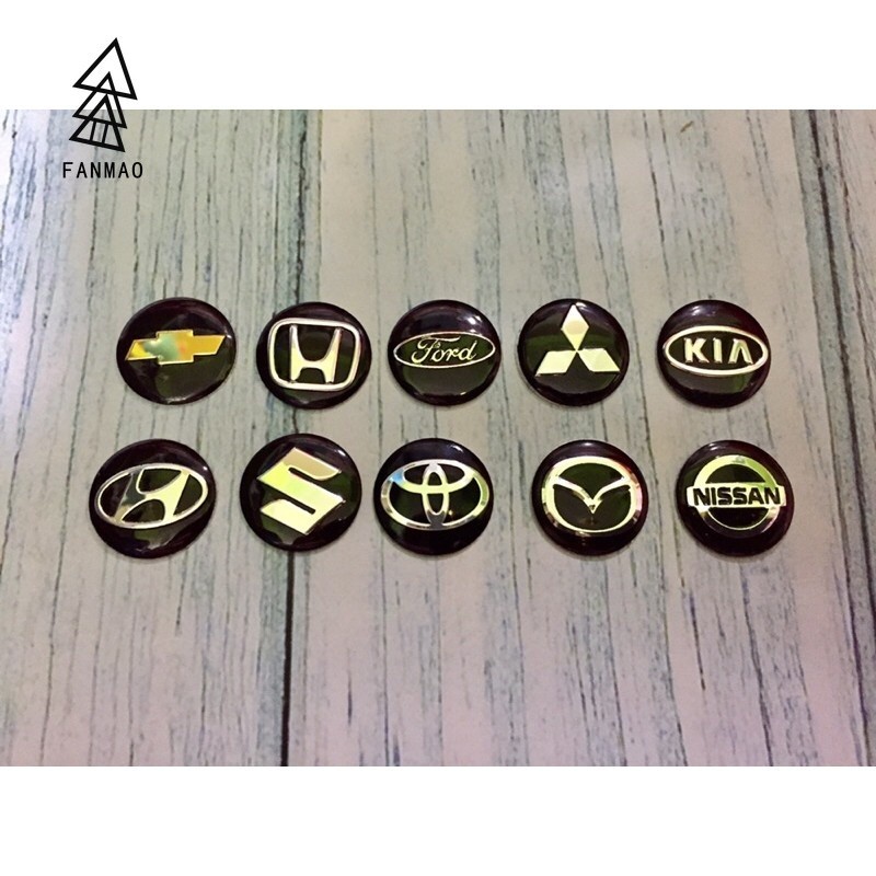 FANMAO Hardingsun 10PCS Car key emblem for flip key Logo Emblem For ...