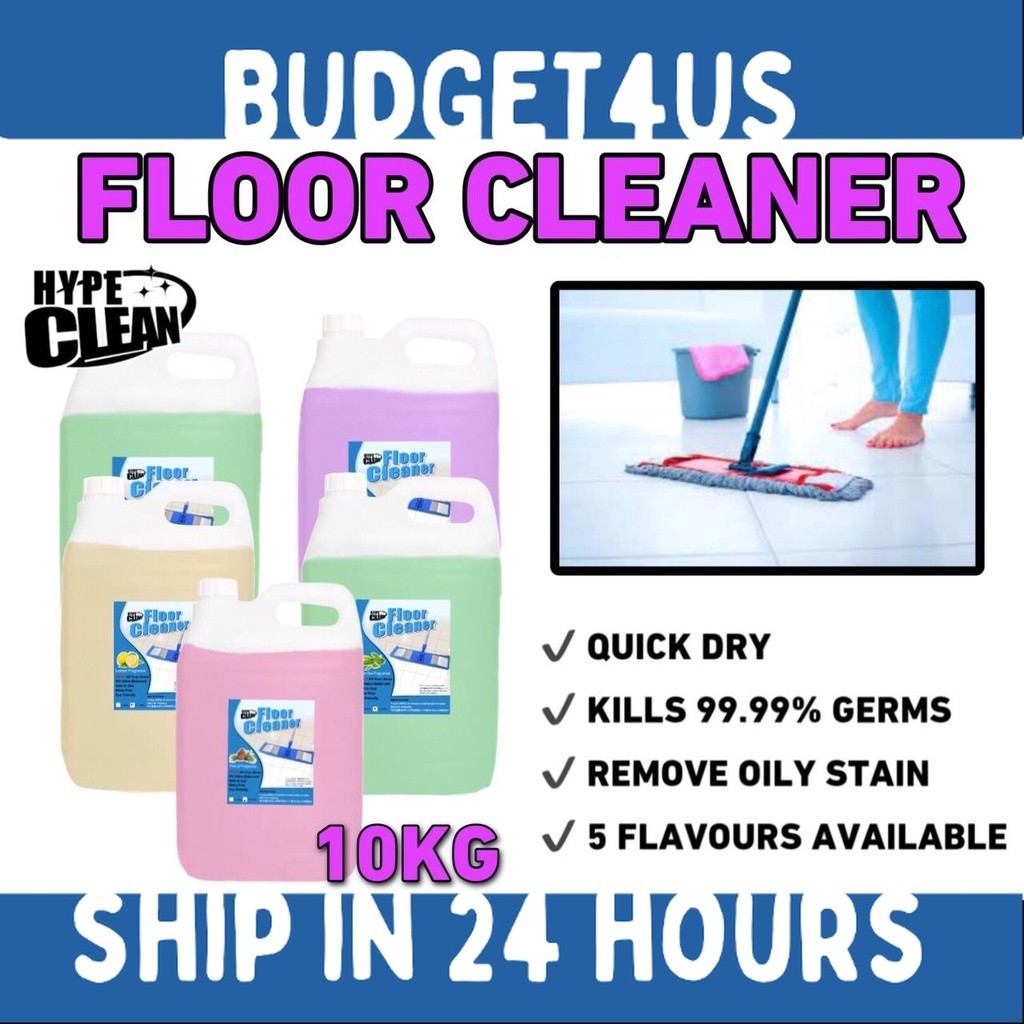 [10L] HYPE CLEAN Floor Cleaner Pencuci Lantai High Concentrated Rinse ...