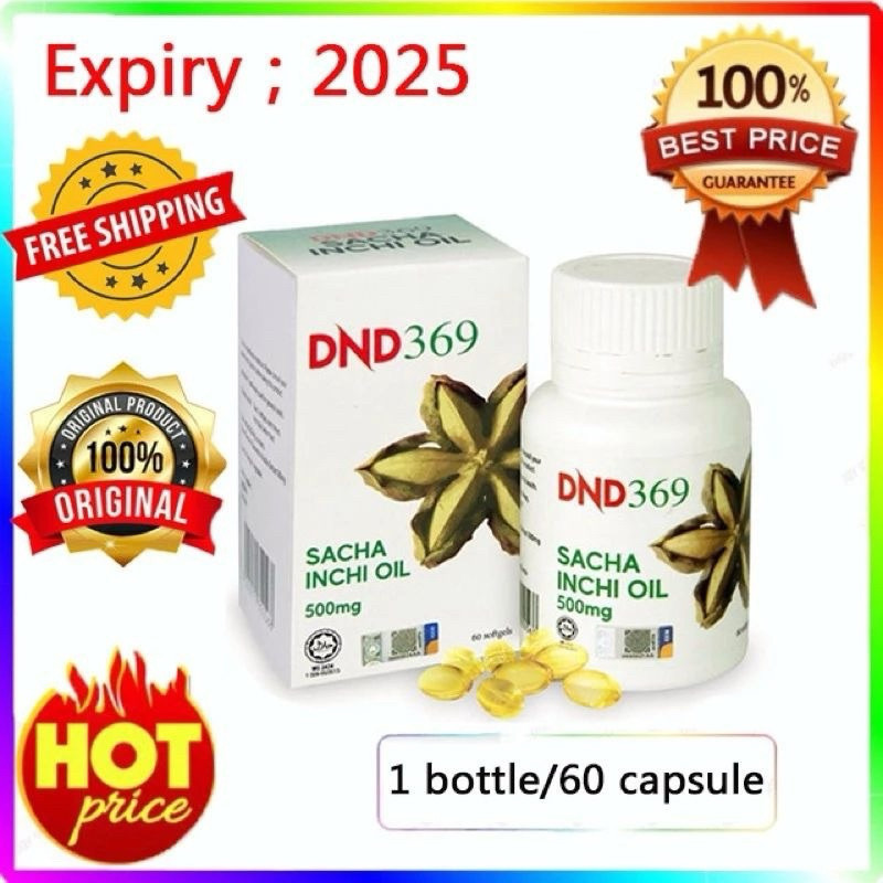 DR NOORDIN DARUS DND DND369 RX369 Sacha Inchi Oil Softgel Original ...