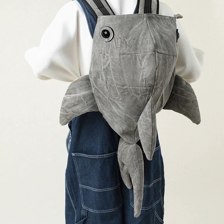 Trendy Zoo Whale Shark Shoulder Bag Whale Crowd Small Style Trendy ...