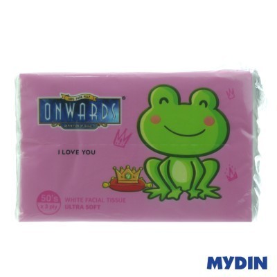 Onwards Facial Tissue 3ply (50's x 3 packs) - Random Design | Shopee ...