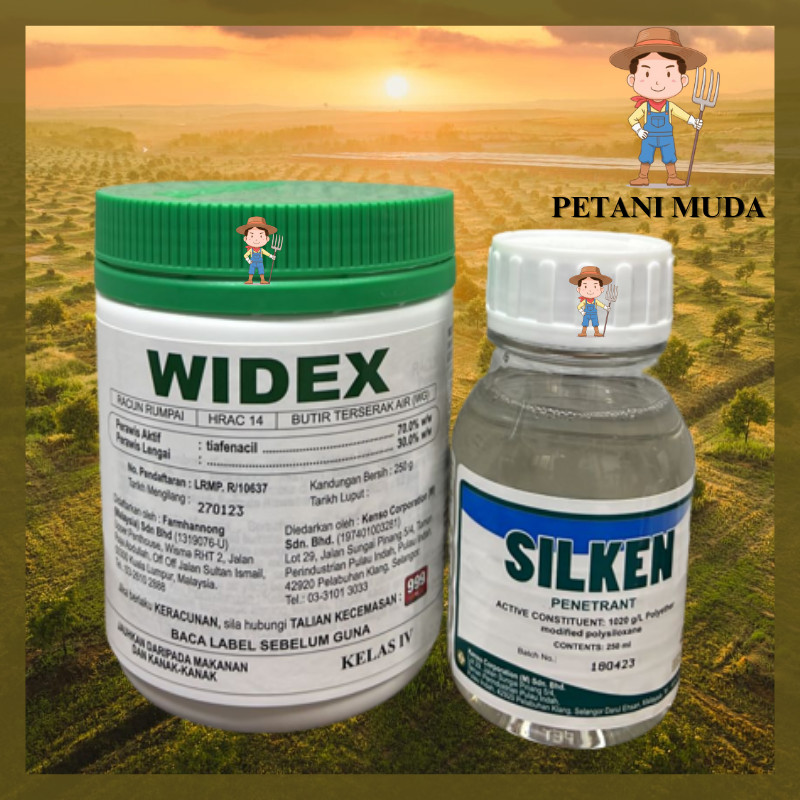 250g WIDEX KENSO sama dengan ACM Terrador Rumput Sambau Kebun sawit ...