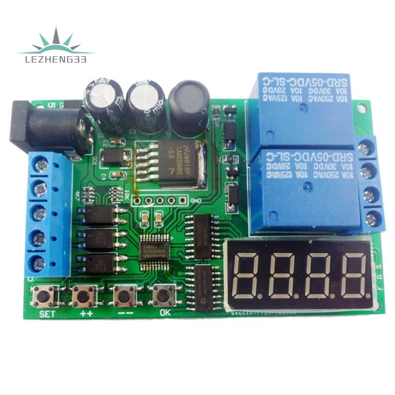 IO53A02 DC 5-24V Cycle Delay Relay Module 0.1S-999Min Adjustable Time Control Switch Motor ...