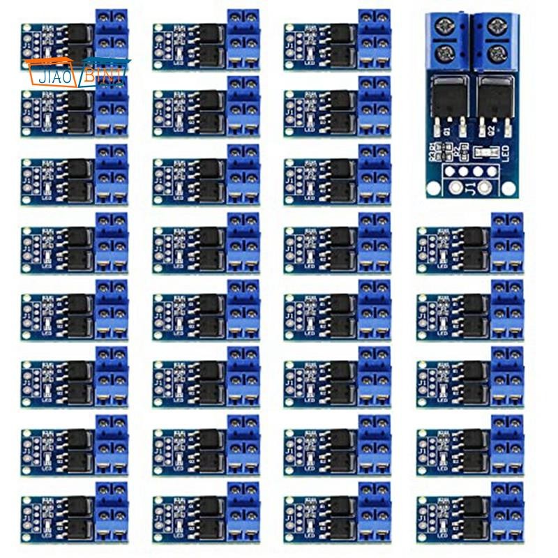 30PCS MOSFET Switch Drive Module DC 5V-36V 15A(Max 30A) 400W Dual High ...